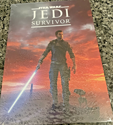 SEALED Collector's Stars Wars Jedi Survivor Poster Stainless Steel 11.7 ...