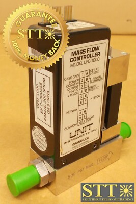 UFC-1000 UNIT MASS FLOW CONTROLLER MODEL UFC-1000 RANGE 300 SCCM GAS ...