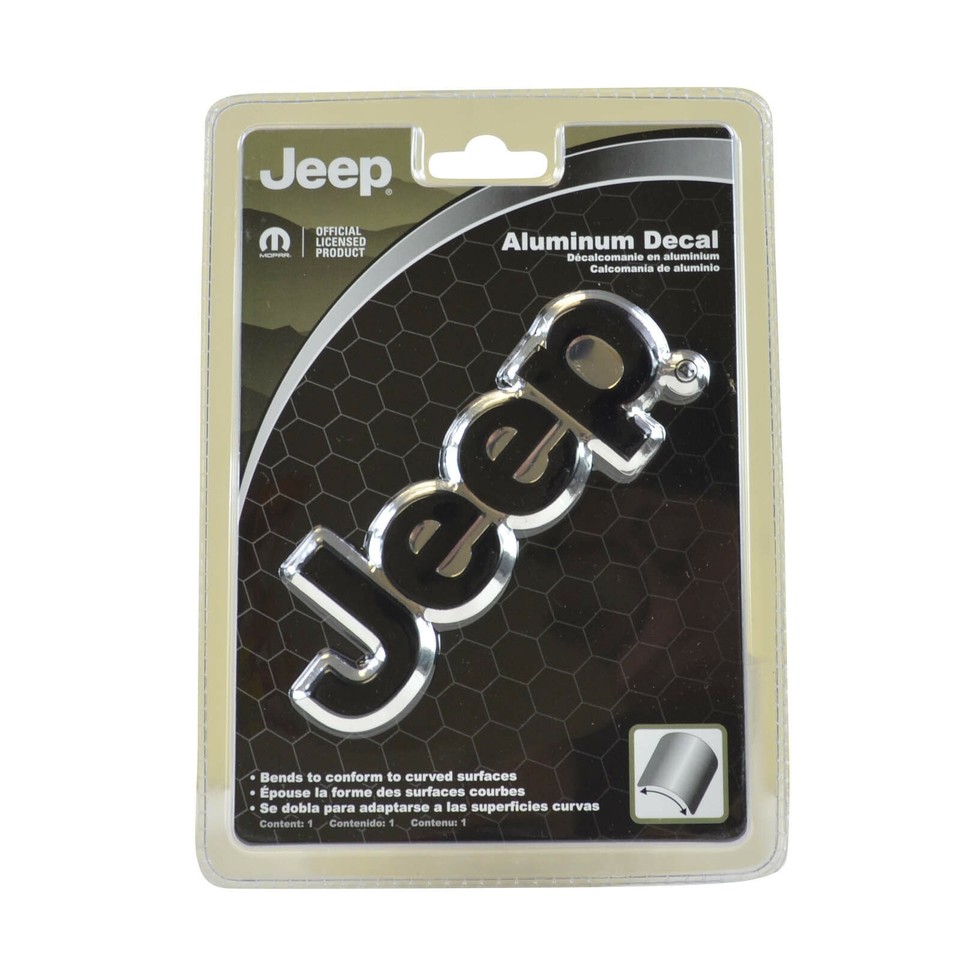 Jeep Classic Logo Car Truck Auto Aluminum Decal Embossed Emblem ...