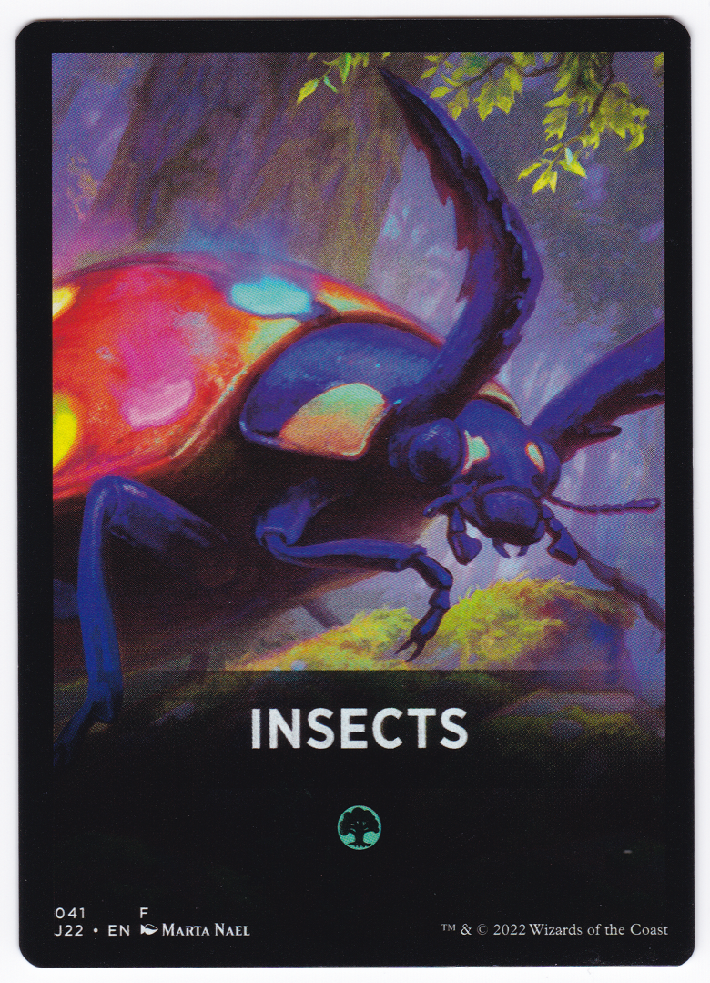 MTG Jumpstart 2022 Theme Card Token Insects #041 PLAYSET 4x x4 | eBay