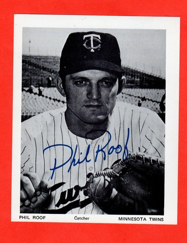 Phil Roof Minnesota Twins Team Issued Photo | eBay