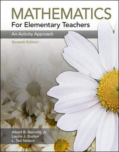 MATHEMATICS FOR ELEMENTARY TEACHERS: AN ACTIVITY APPROACH By Albert ...