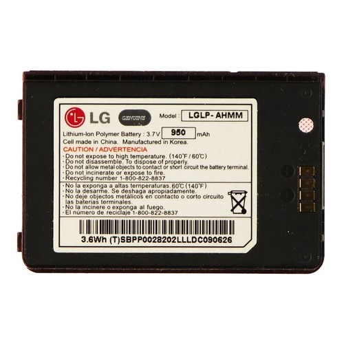 Original LG LGLP-AHMM Red Maroon Standard Battery for EnV3 VX9200 | eBay