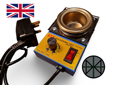50mm 220V 160W Solder Melting Pot 100℃ to 500℃ Soldering Furnace ...