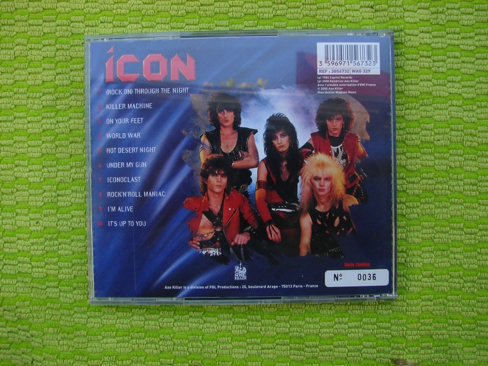 Icon - Icon - Axe Killer Records Limited Edition, Numbered | eBay UK