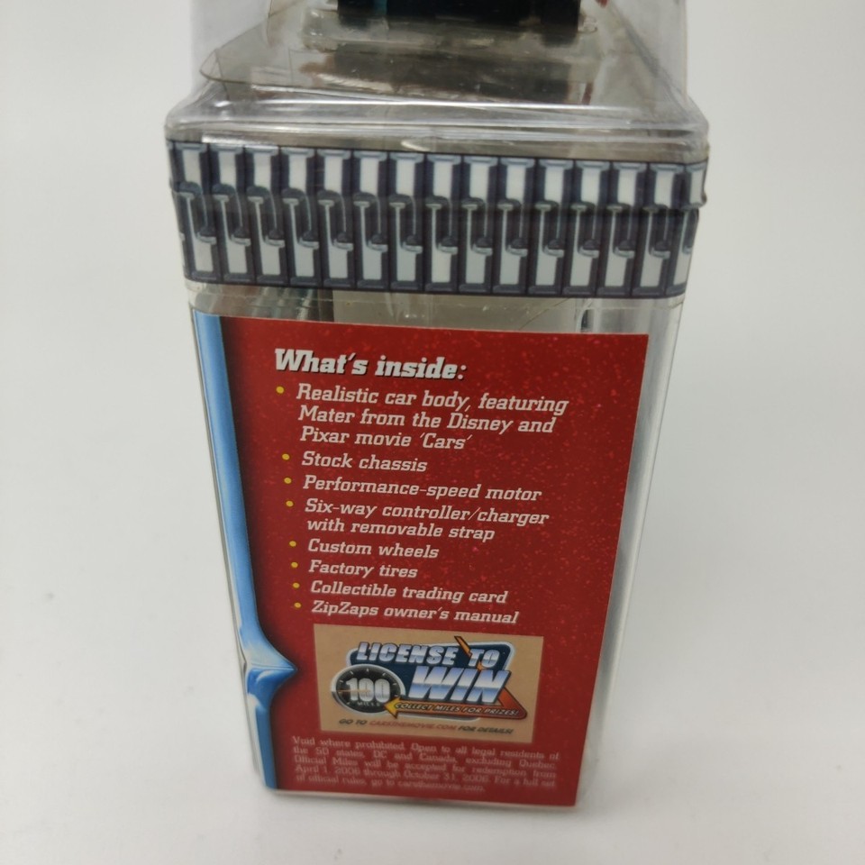Disney Cars Mater Zip Zaps 2005 Radioshack Micro Pixar NIB Remote ...