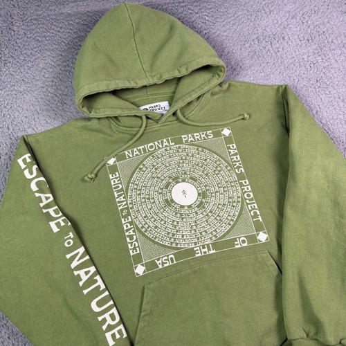 Parks Project Hoodie Adult Large Green Pullover Escape to Nature ...