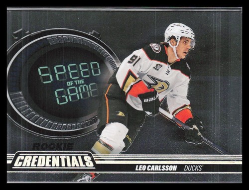 2023-24 Upper Deck Credentials #SGR21 Leo Carlsson Speed of the Game ...