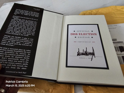 SIGNED Trump: the Art of the Deal (2016 Election Edition) by Donald J ...
