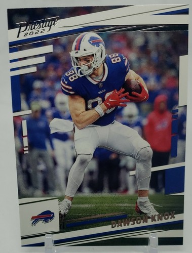 2022 Panini Prestige football Dawson Knox Base Card #34 Buffalo Bills ...