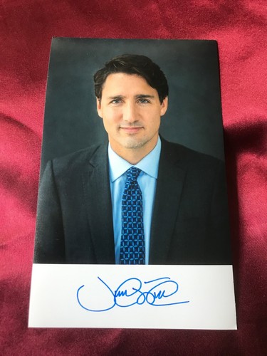 Autopen-Autograph JUSTIN TRUDEAU-Prime Minister CANADA-official Photo ...