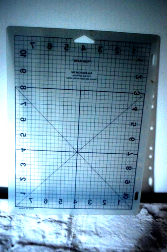 Fiskars 2 Sided Craft Mat & Shape Templets 4850 Circles 4852 Squares ...
