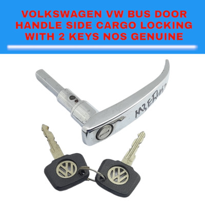 Volkswagen VW Bus Door Handle Side Cargo Locking With 2 Keys NOS ...