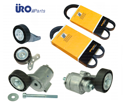 Drive Belt Kit + Tensioners + Idler Pulleys + 2 Belts Kit for VW 2.5L ...