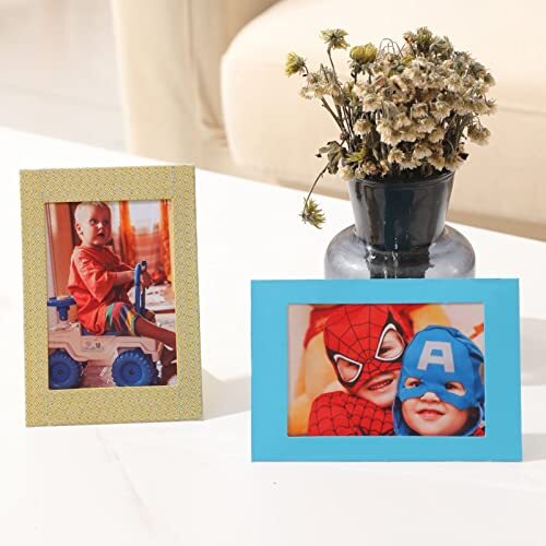50 Pack Standing Paper Picture Frames 4x6 Cardboard Photo Frame with ...