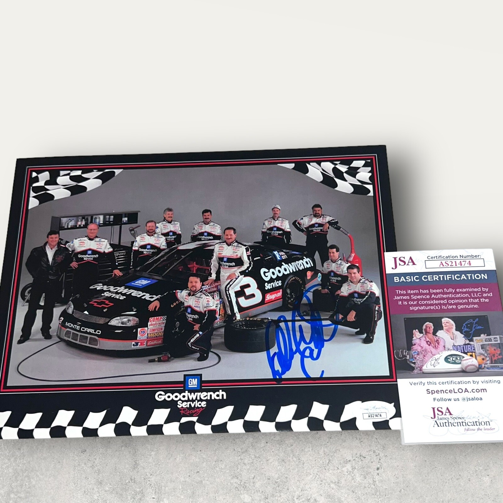 Dale Earnhardt Autographed Memorabilia | Signed Photo, Jersey ...
