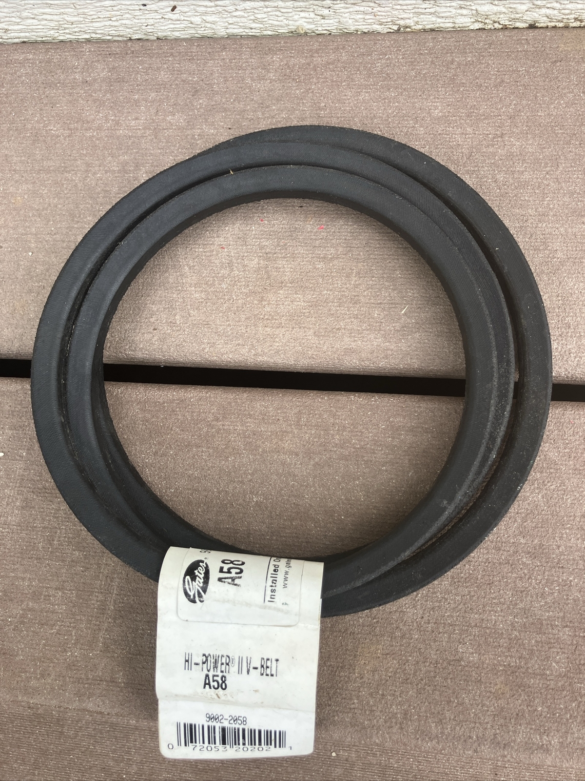 Lawnmower Or Industrial V Belt Gates A58 Hi-Power II V-Belt | eBay