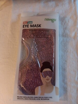NEWGO Cold Cooling Eye Mask for Dry Eyes, Gel Eye Mask Frozen Reusable ...