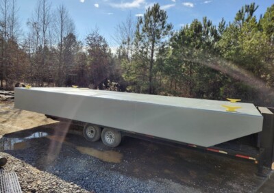 30'x10'x3' Steel Spud Barge Marine Construction Dock Repair | eBay