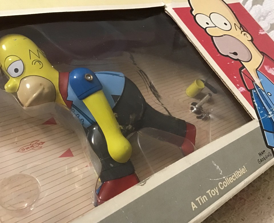 The Simpsons BARNEY'S BOWL-A-RAMA Bowling Game Simpsons Memorabilia | eBay