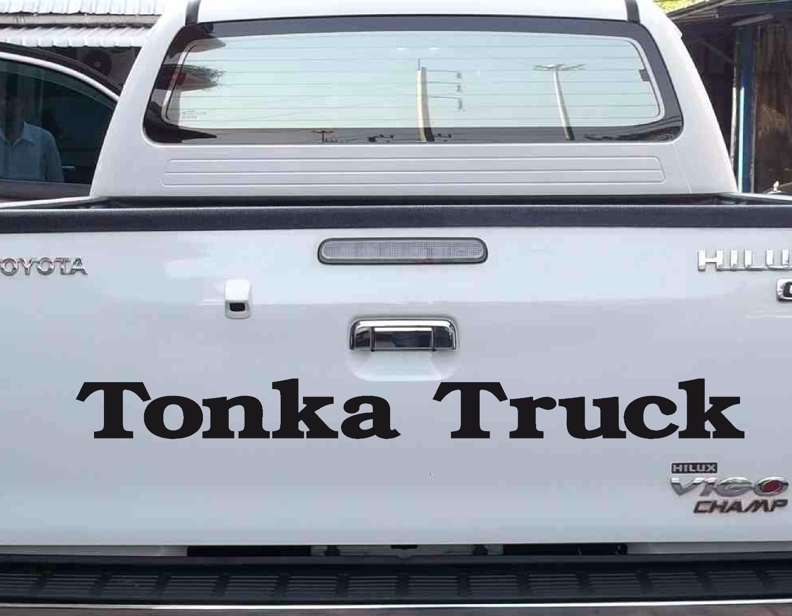 Tonka Truck car 4x4 windscreen Sticker 900mm decal | eBay