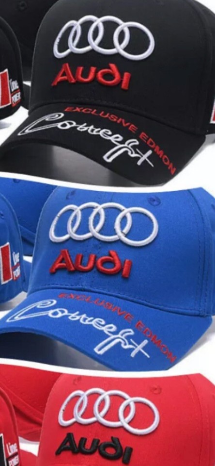 AUDI Racing Hat Cap RS Sport line Auto Baseball Cap Car Premium (only ...