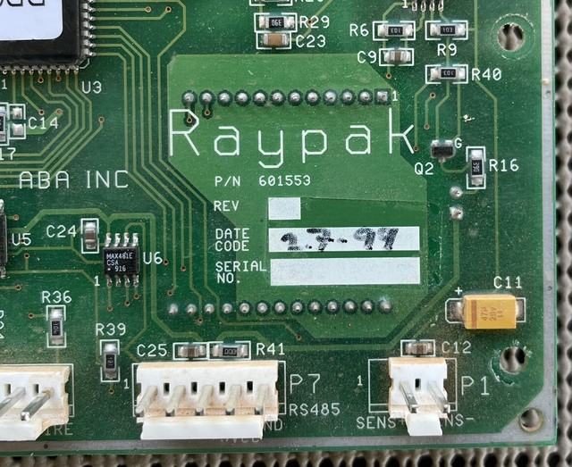 Raypak Rp2100 Control Board 601553 Pool Heater Digital for sale online ...