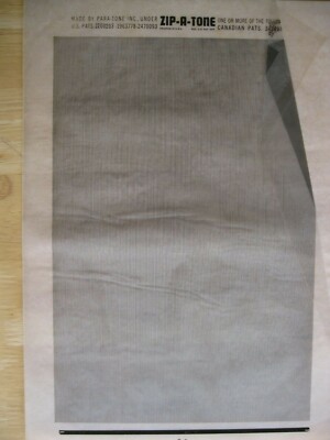 .1 x Zip.a.Tone Like Letraset Letratone BLACK LINES Ref - 66 Very Rare ...