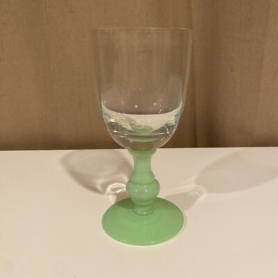 Villeroy & Boch Isabelle Jade Green Water Goblet 6 78” Elegant Glass | eBay