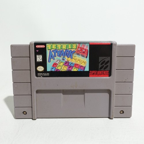 Tetris Attack Super Nintendo SNES 1996 Authentic Cartridge Only Tested ...