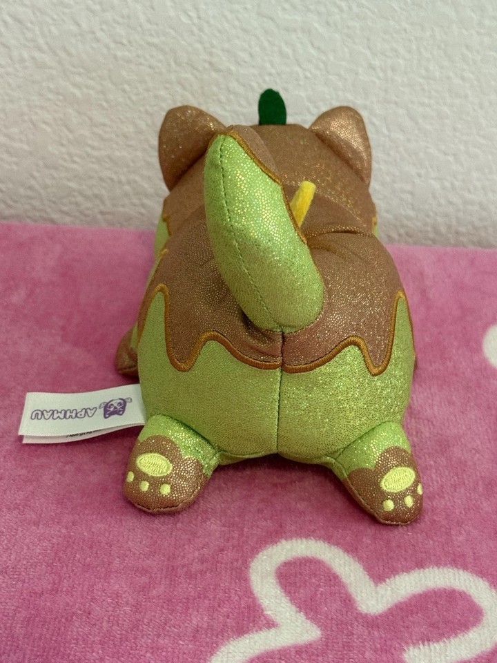 Brand New Aphmau MeeMeow Ultra Rare Sparkle Caramel Apple Cat Plush Toy ...