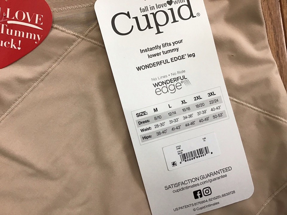 New Cupid 2 pair XL Extra Firm Hi-Waist Tummy Tuck Brief Beige ...