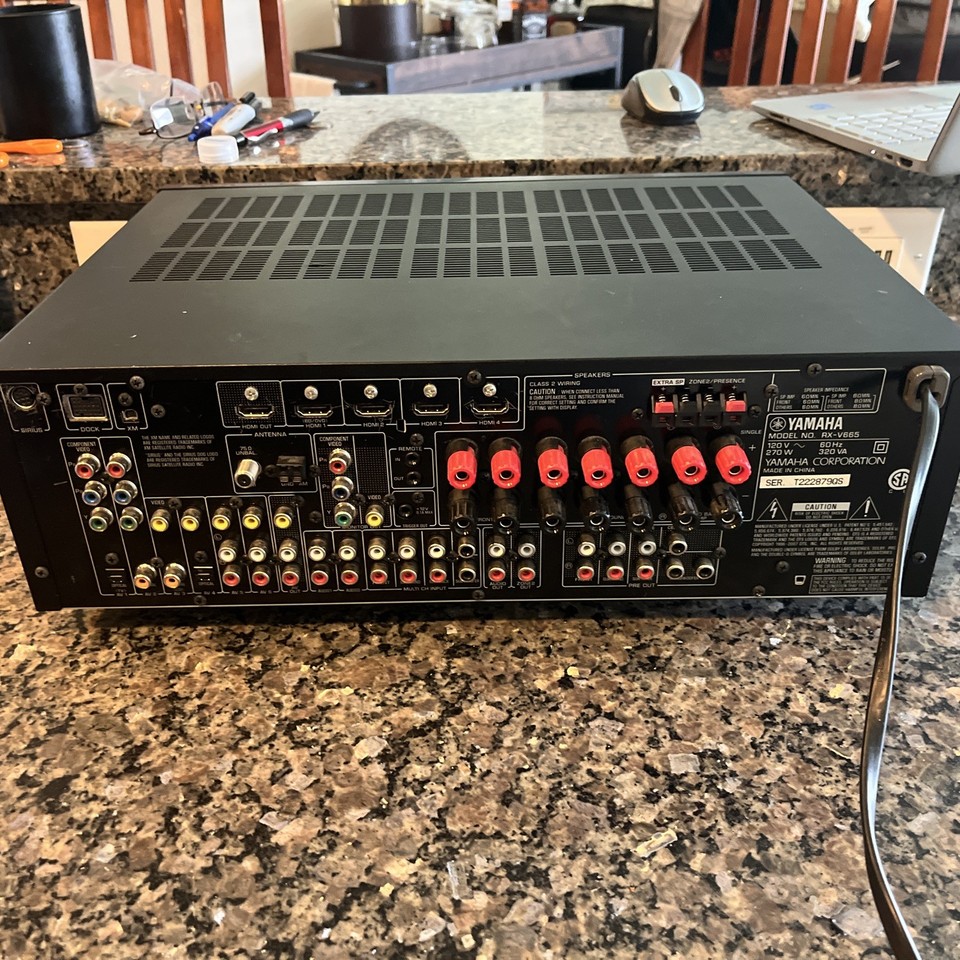 Yamaha RX-V665 7.2 Channel Home Theater HDMI AV Stereo Receiver | eBay