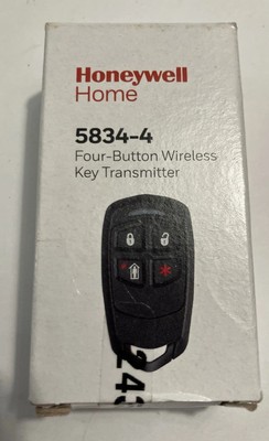 HONEYWELL 5834-ADT WIRELESS REMOTE KEY FOB 4 BUTTON | eBay