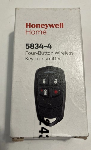 HONEYWELL 5834-ADT WIRELESS REMOTE KEY FOB 4 BUTTON | eBay