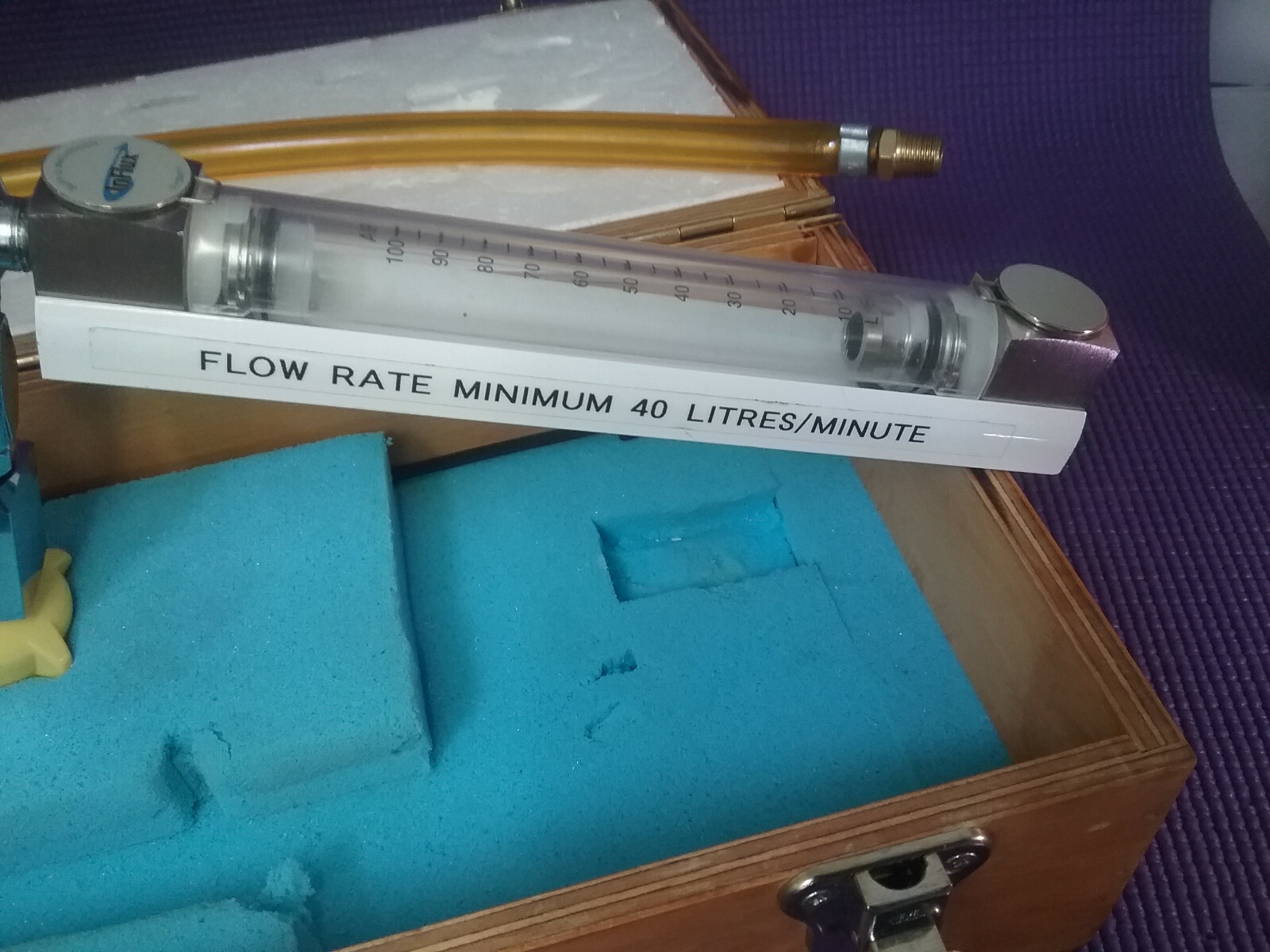 INFLUX FLOW RATE PRESSURE METER GAUGE 40 LITRES/MINUTE MINIMUM | eBay