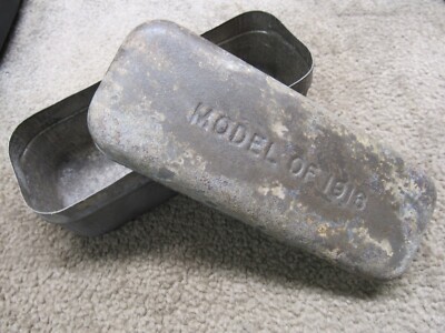 US WW1 Mess Tin Bacon Meat Can Original Model Of 1916 | eBay