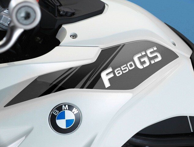2 Stickers Resin Print F650 GS Compatible for Motorcycle BMW F 650 GS ...
