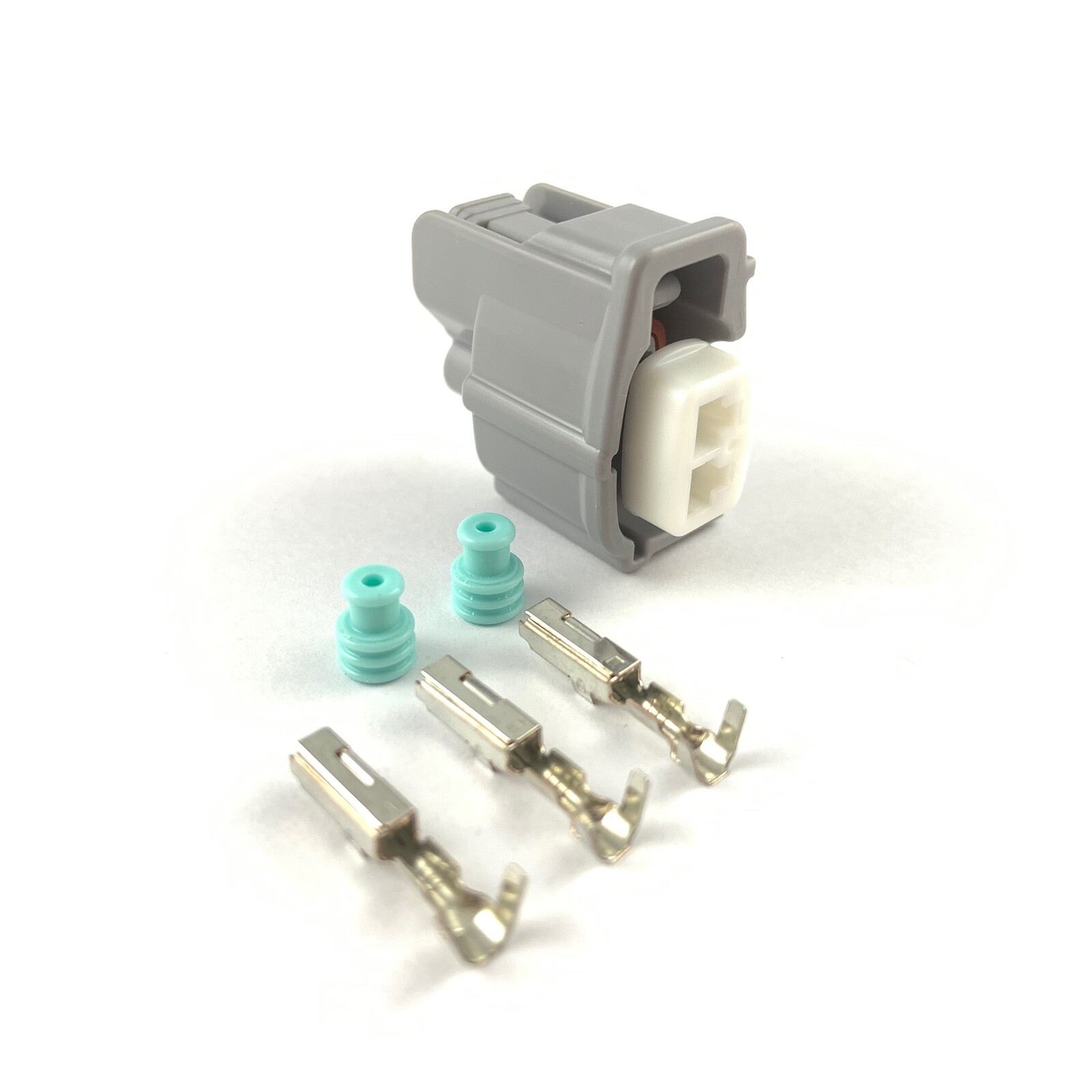 4x Toyota Lexus Scion 90980-11875 2-Pin Fuel Injector Connector Plug ...