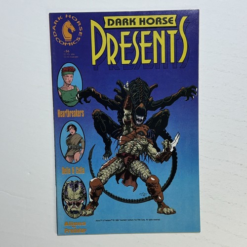 DARK HORSE PRESENTS #36 (NM-) • 1st Aliens Vs. Predators • 1990 | eBay