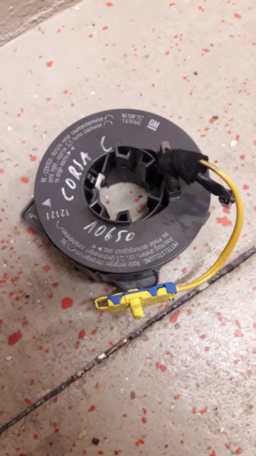 Opel Astra G Corsa C Airbagschleifring Schleifring Wickelfeder 90588757 ...