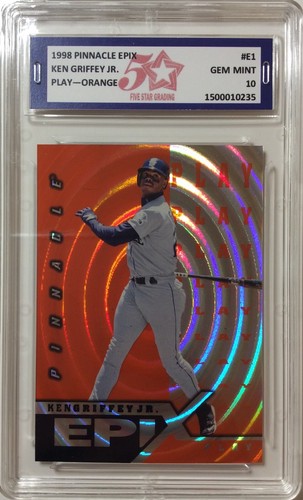 1998 PINNACLE EPIX KEN GRIFFEY JR. PLAY - ORANGE - FSG 10 MARINERS | eBay