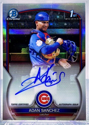 2023 Bowman Chrome Adan Sanchez CPA-ASA 1st Refractor Auto /499 Chicago ...