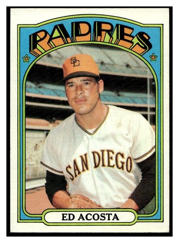1972 Topps baseball 123 Ed Acosta San Diego Padres card | eBay