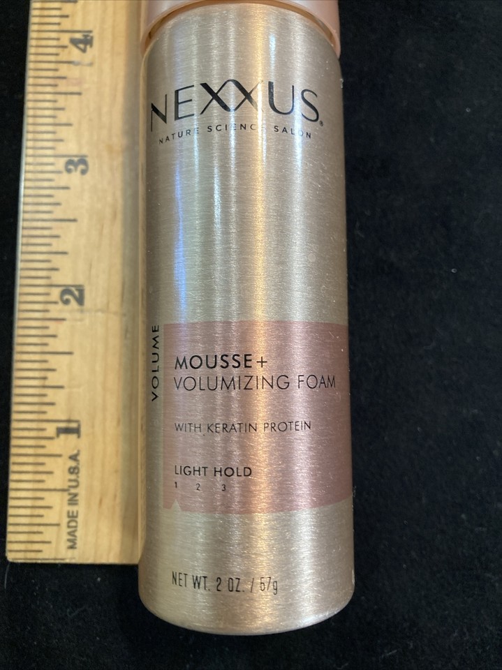 Nexxus mousse plus volumizing foam light hold With Keratin Protein 2 Oz ...