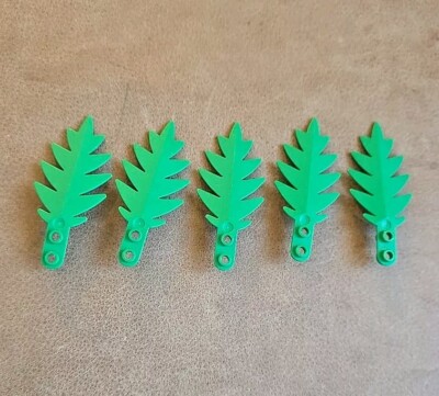 LEGO-#6148- GREEN-PLANT TREE PALM LEAF SMALL/ 8 X 3 - 5 PIECES | eBay