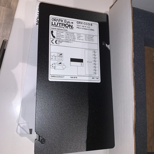 Lutron Grafik Eye GRX-CCO-8 Contact Closure out interface 8 outputs for ...