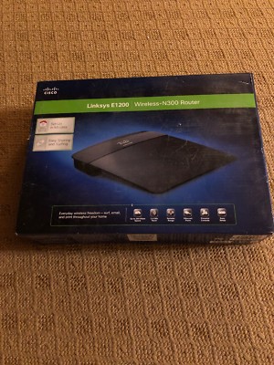 Linksys E1200 300 Mbps 4-Port 10/100 Wireless N Router 745883596720| eBay