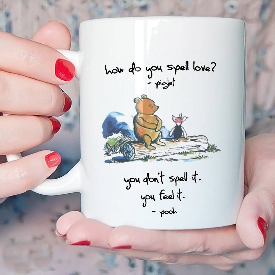 Winnie The Pooh How To Spell Love Ceramic Coffee Mug 11oz | eBay