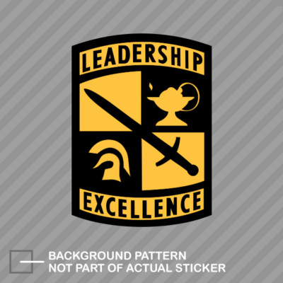 U.S. Army ROTC Sticker Decal Vinyl leadership excellence | eBay